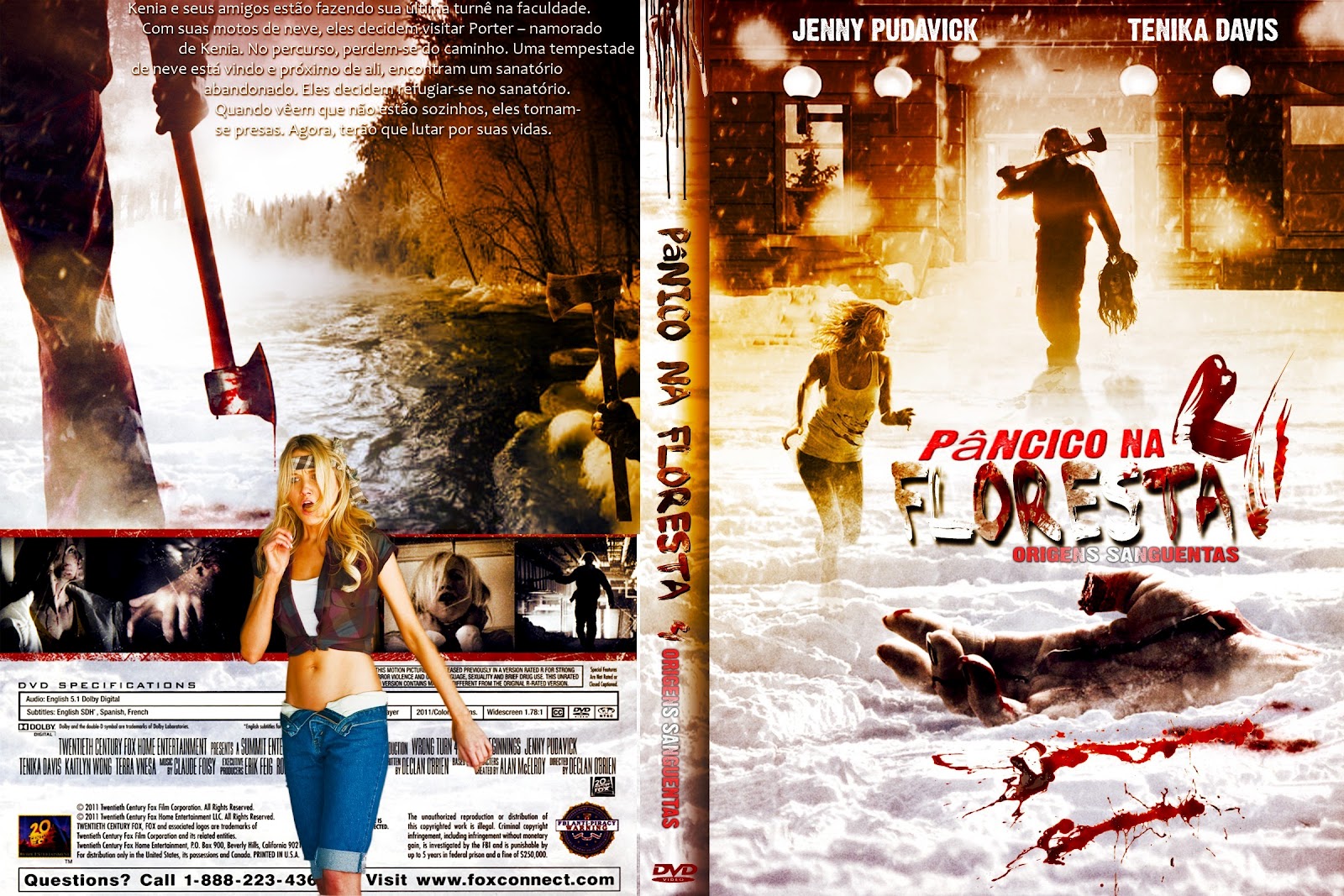 Capas Filmes Terror: Pânico Na Floresta 4 - Origens Sangrentas