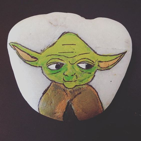20+ Star Wars Inspired Rock Painting Ideas - I Love Painted Rocks