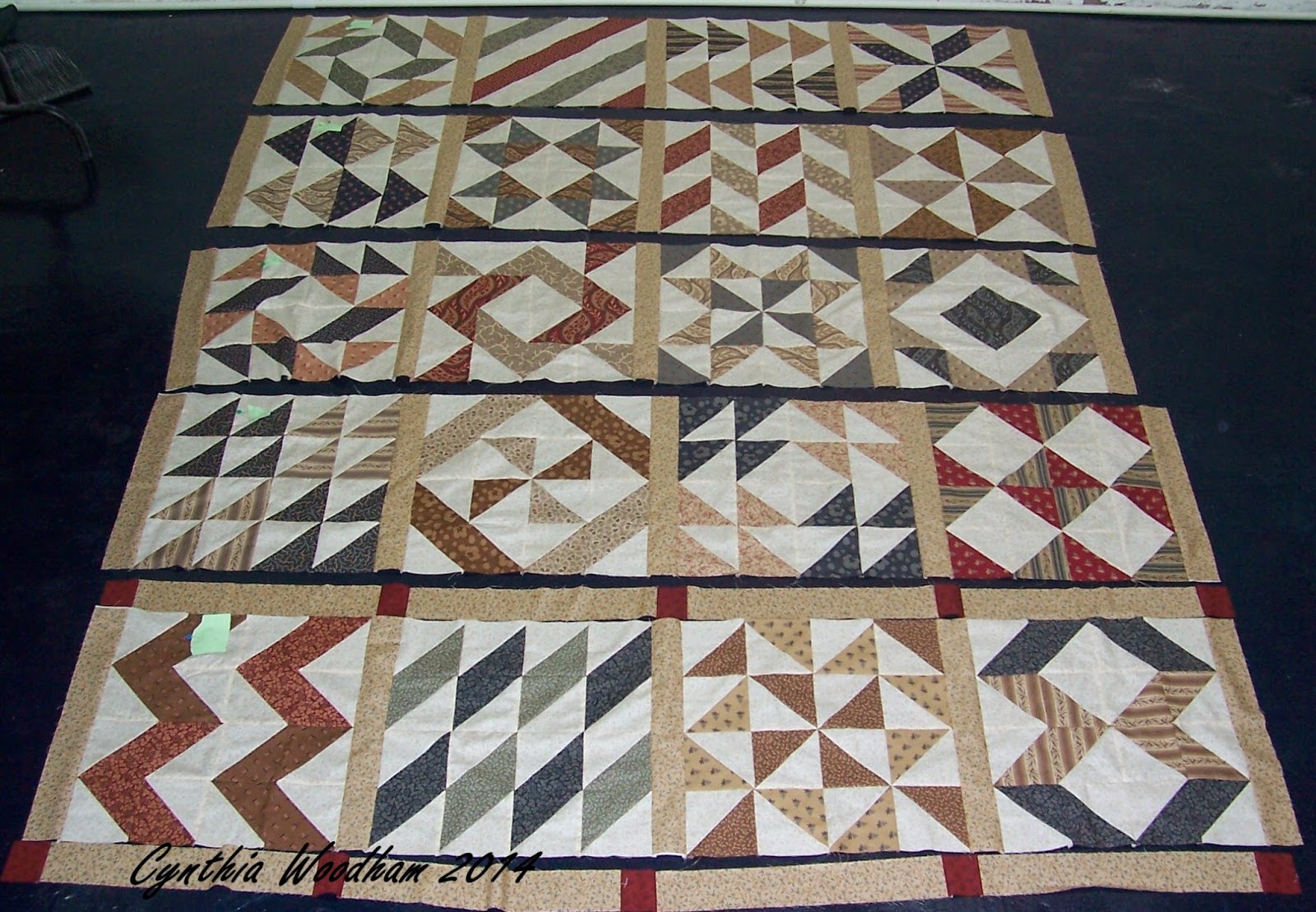 Cynthia's Creating Ark: Layer Cake Sampler Quilt Along # 6