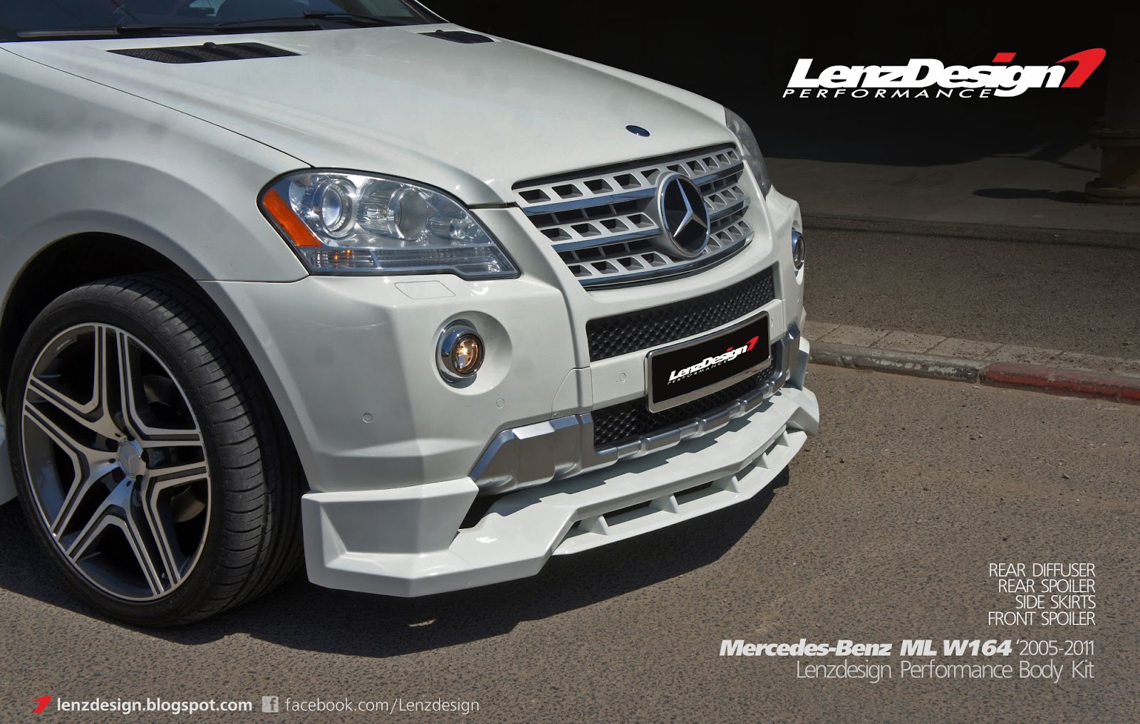 Mercedes-Benz ML W164 Lenzdesign Bodykit & Spoilers