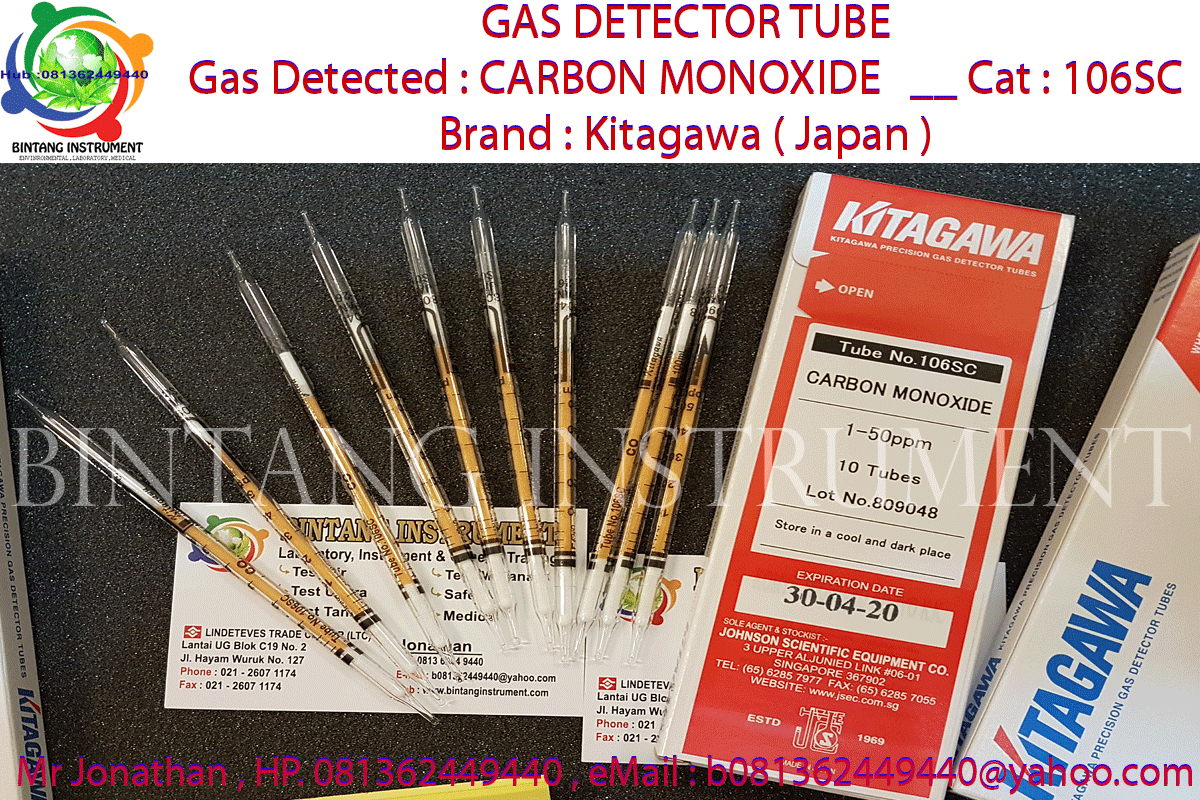 BINTANG INSTRUMENT : 081362449440 Jual Gas Detecor Tube CARBON MONOXIDE ...