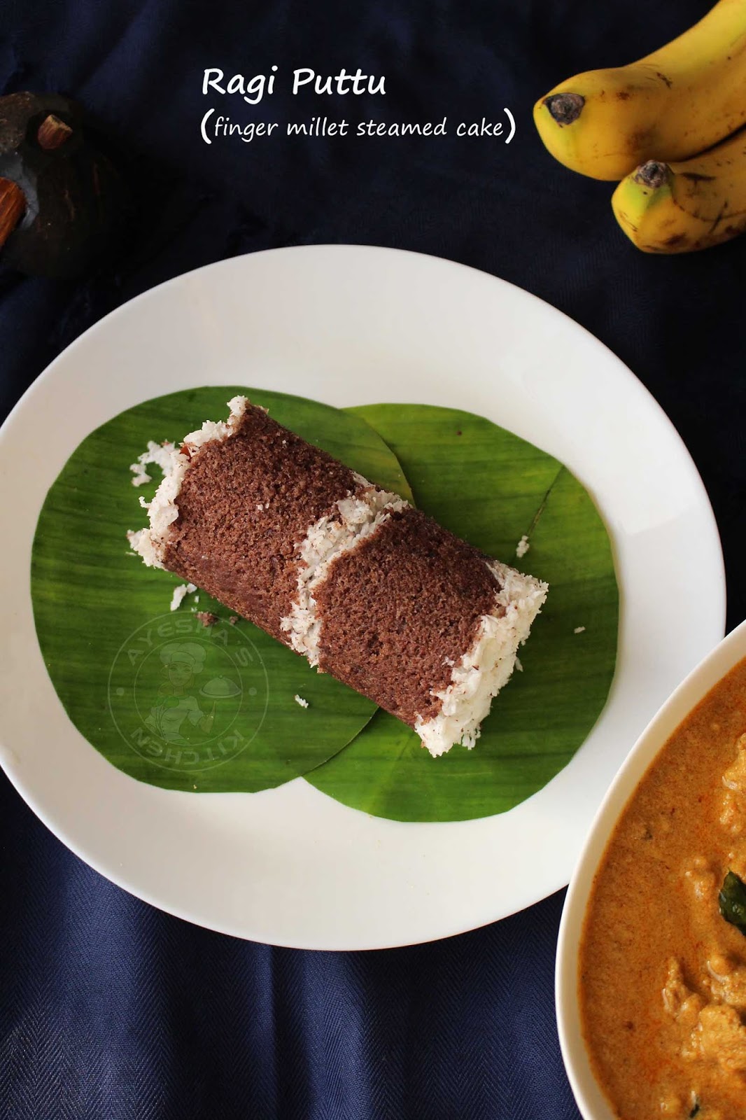 SOFT AND PERFECT RAGI PUTTU RECIPE - FINGER MILLET STEAMED CAKE