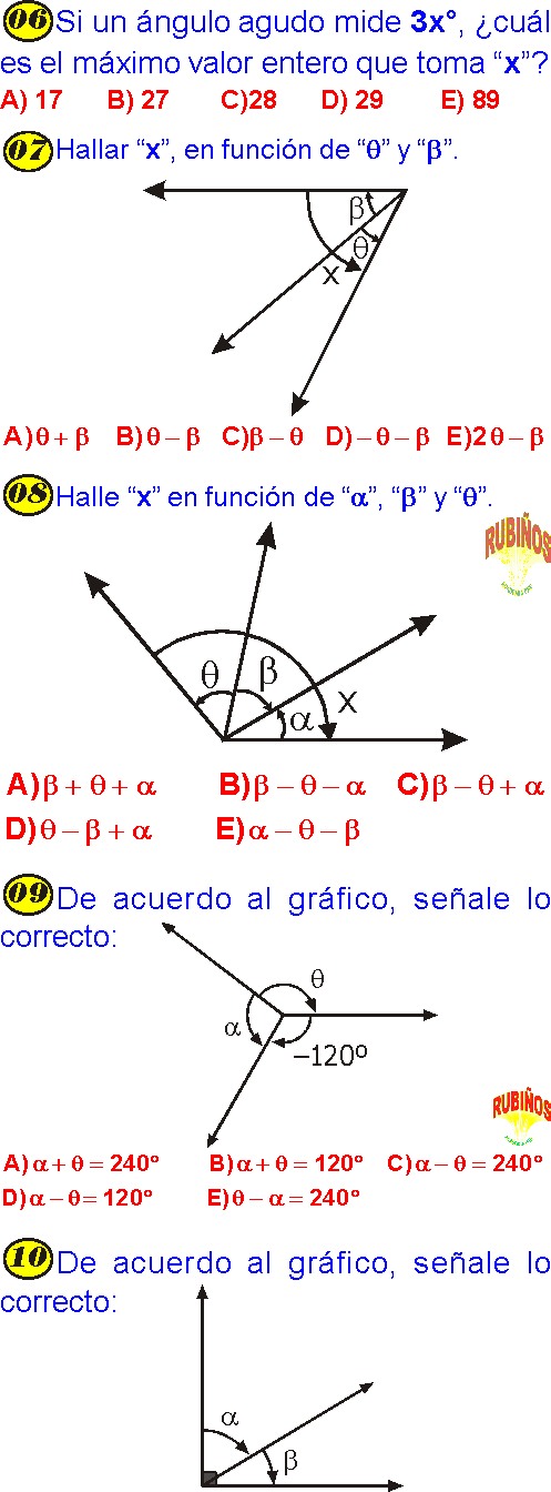 ÁNGULO TRIGONOMÉTRICO PROBLEMAS RESUELTOS