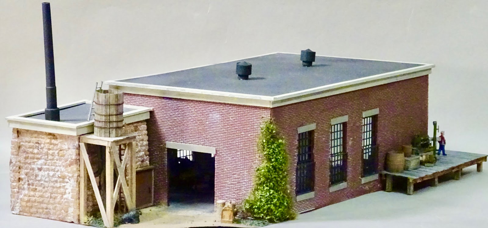 Model Railroad Minutiae: Old machine shop complete