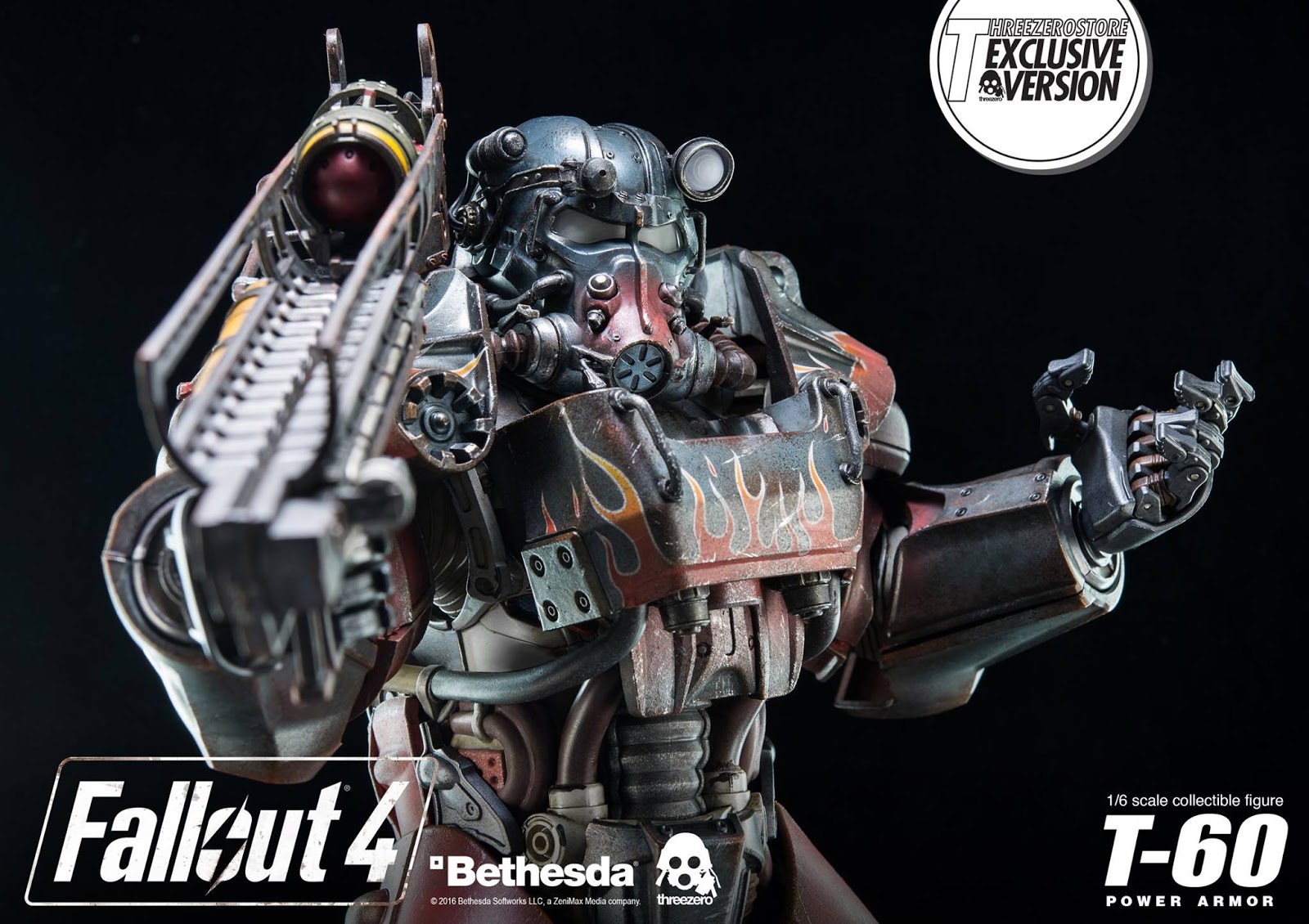 toyhaven: Threezero 1/6th scale Fallout 4 T-60 Power Armor 14.5-inch ...