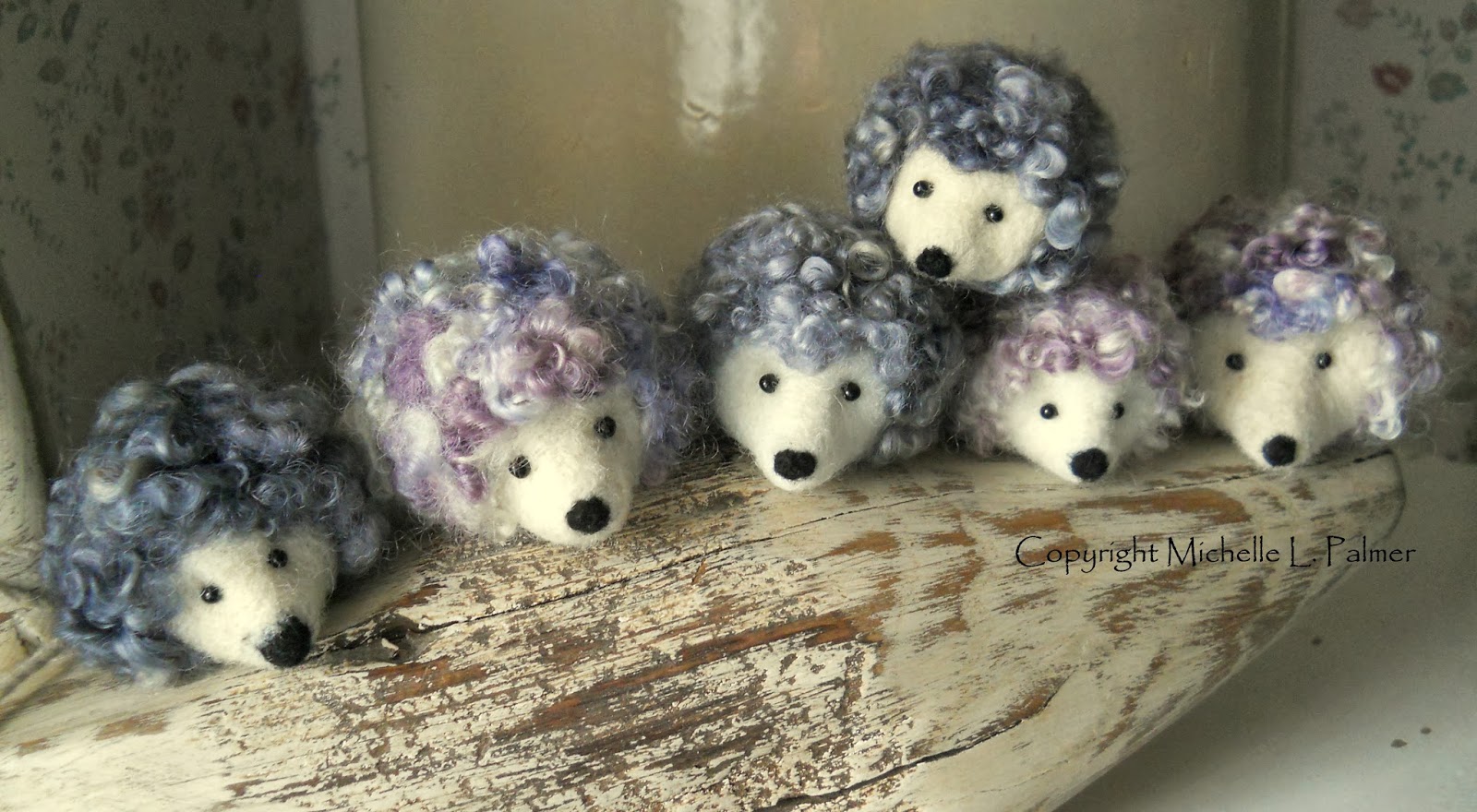 Michelle Palmer: Needle Felted Hedgehogs