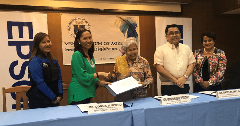 Epson and DepEd Partnership Strengthens Gift of Brightness Campaign