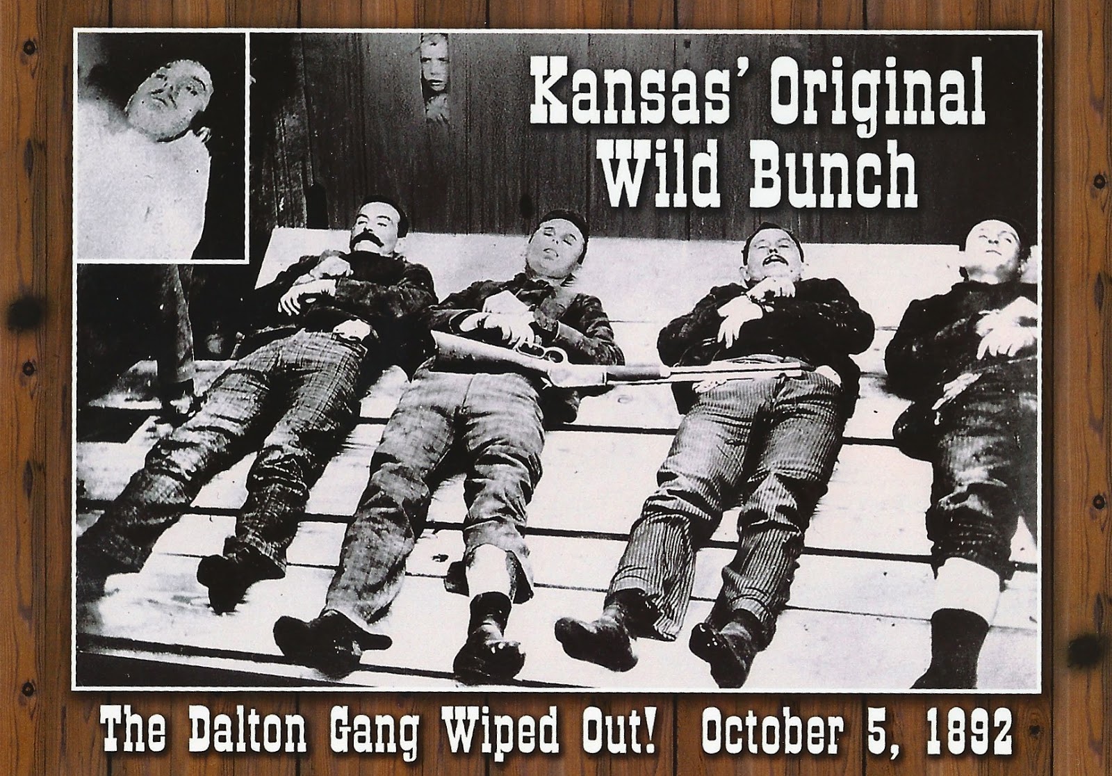 My Favorite Postcards: Dalton Gang, Dead, October 5, 1892