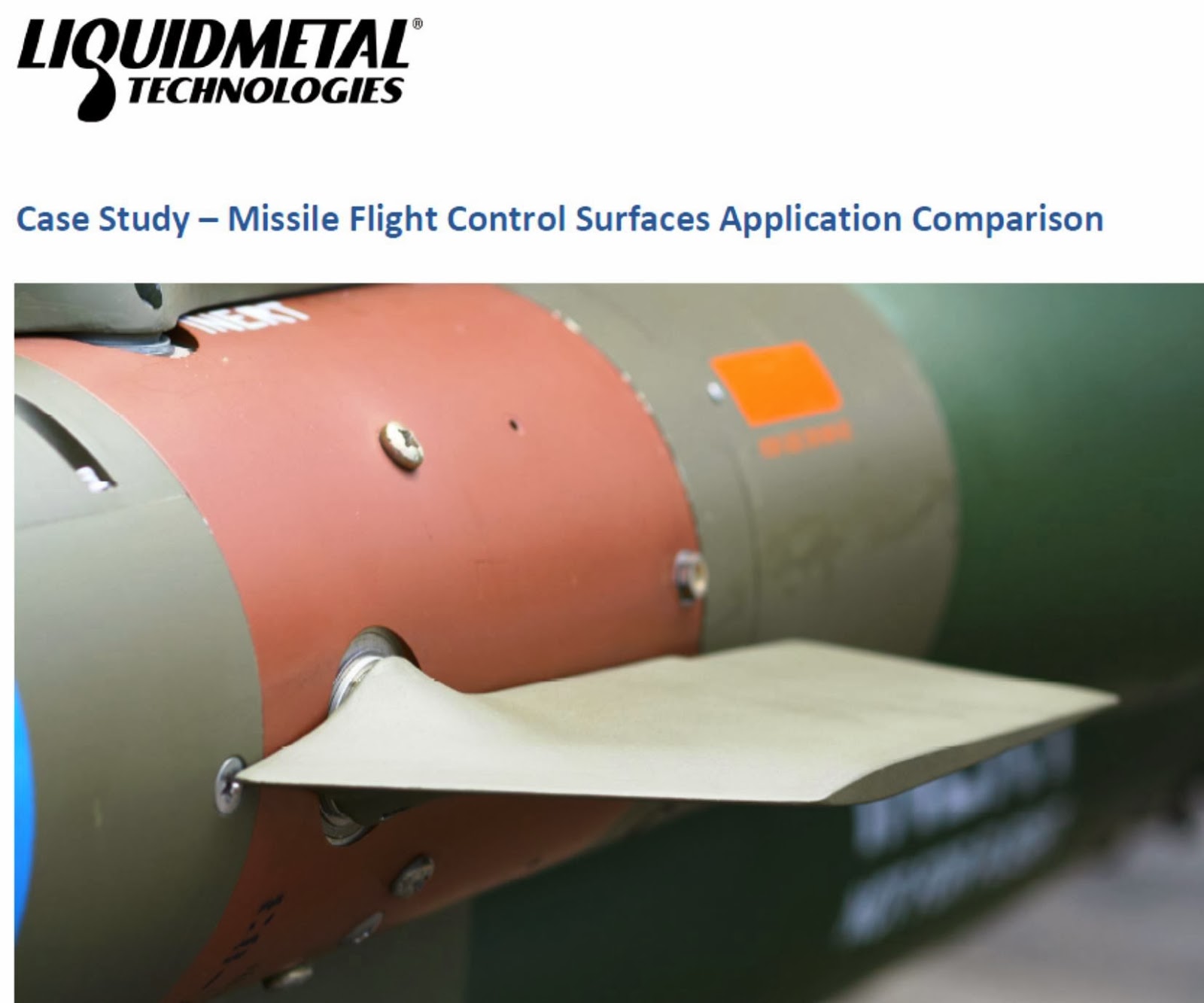 MISIL ACTUAL: Lockheed receives missile canards from Liquidmetal