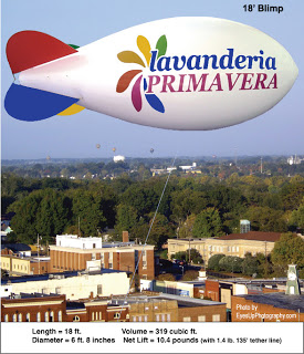 Star Advertising Balloons and Searchlights