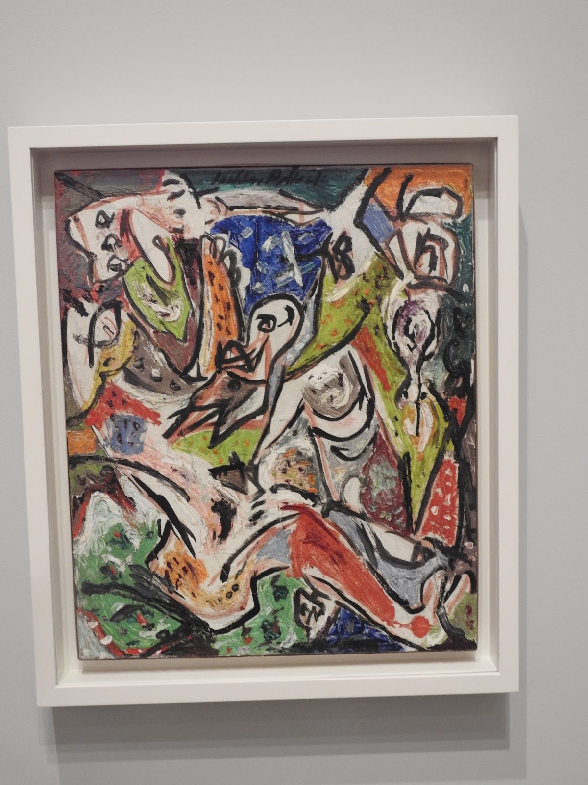 POR TIERRA POR LA TIERRA: Mural, de Jackson Pollock (exhibición en Berlin)