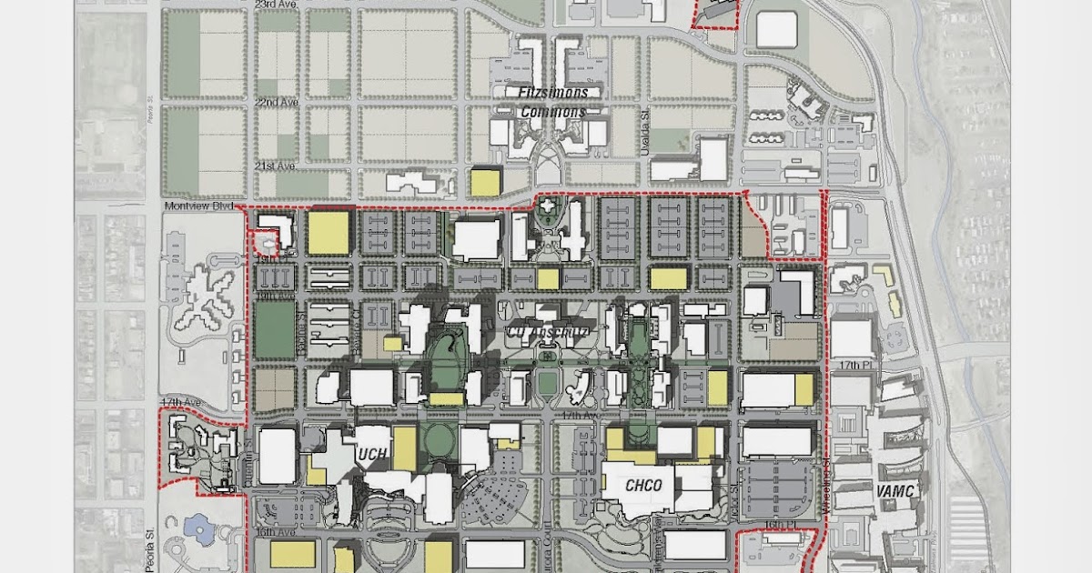 University Of Denver Campus Map - Map