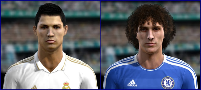 Cristiano Ronaldo e David Luiz Faces - PES 2012 ~ « P-Patchs HQ » Tudo ...