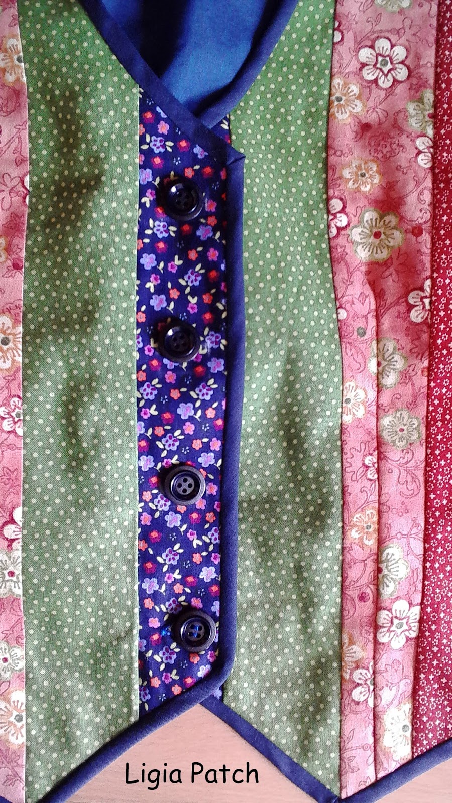 Ligia Patch: CHALECO PATCHWORK