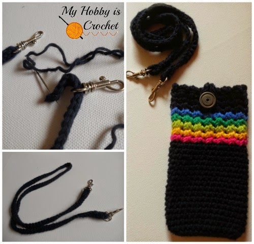 My Hobby Is Crochet: „Midnight Rainbow“ Phone Cover - Free Crochet ...