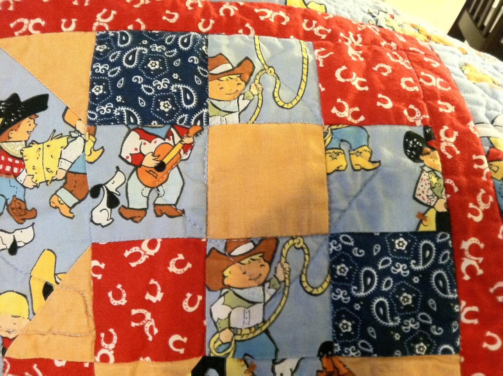 Redfly Creations: Cowboy Quilt