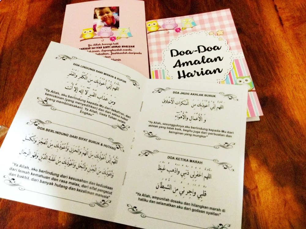 doorgift comel aqiqah