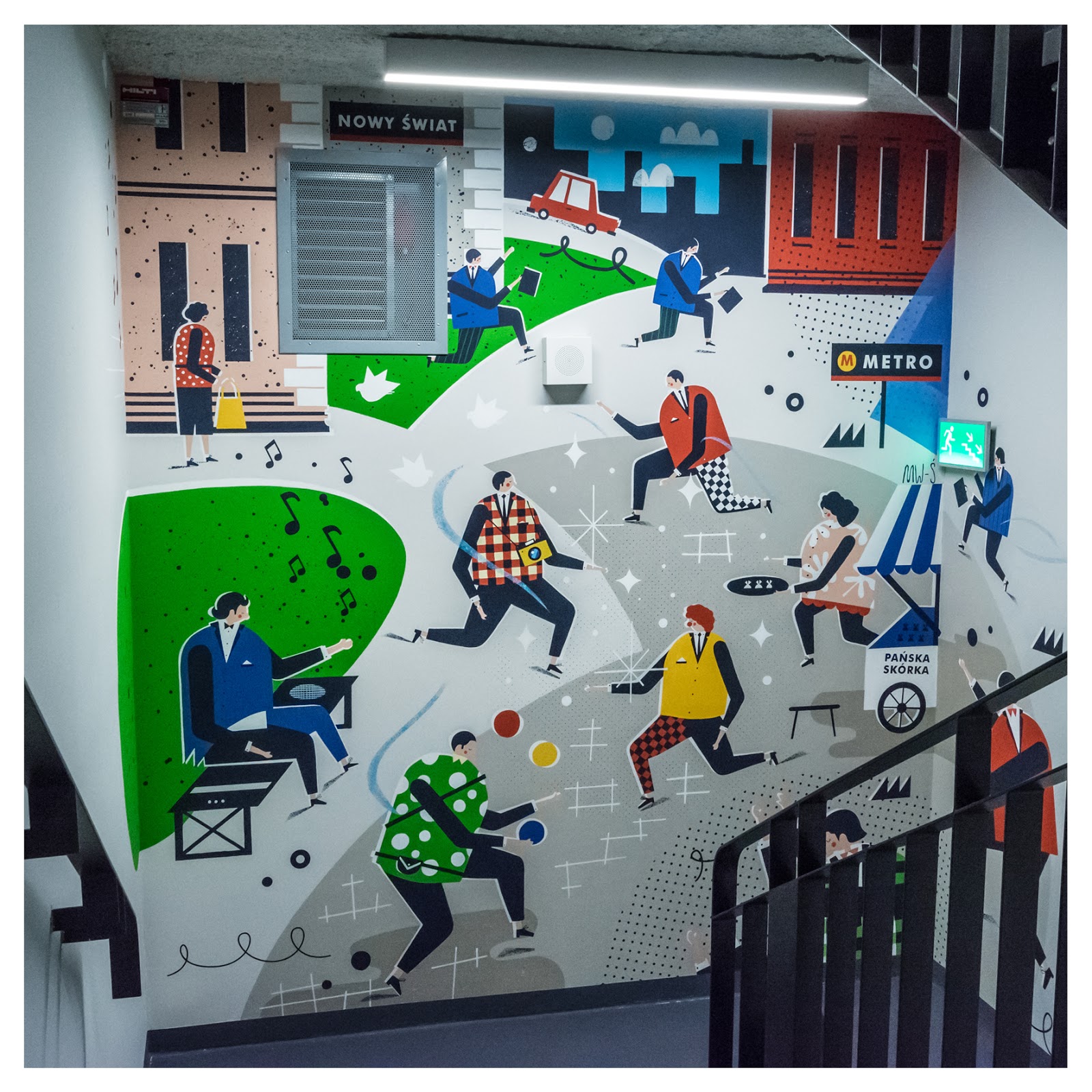 Martyna Wójcik-Śmierska: MURALE - DELOITTE - WARSZAWA