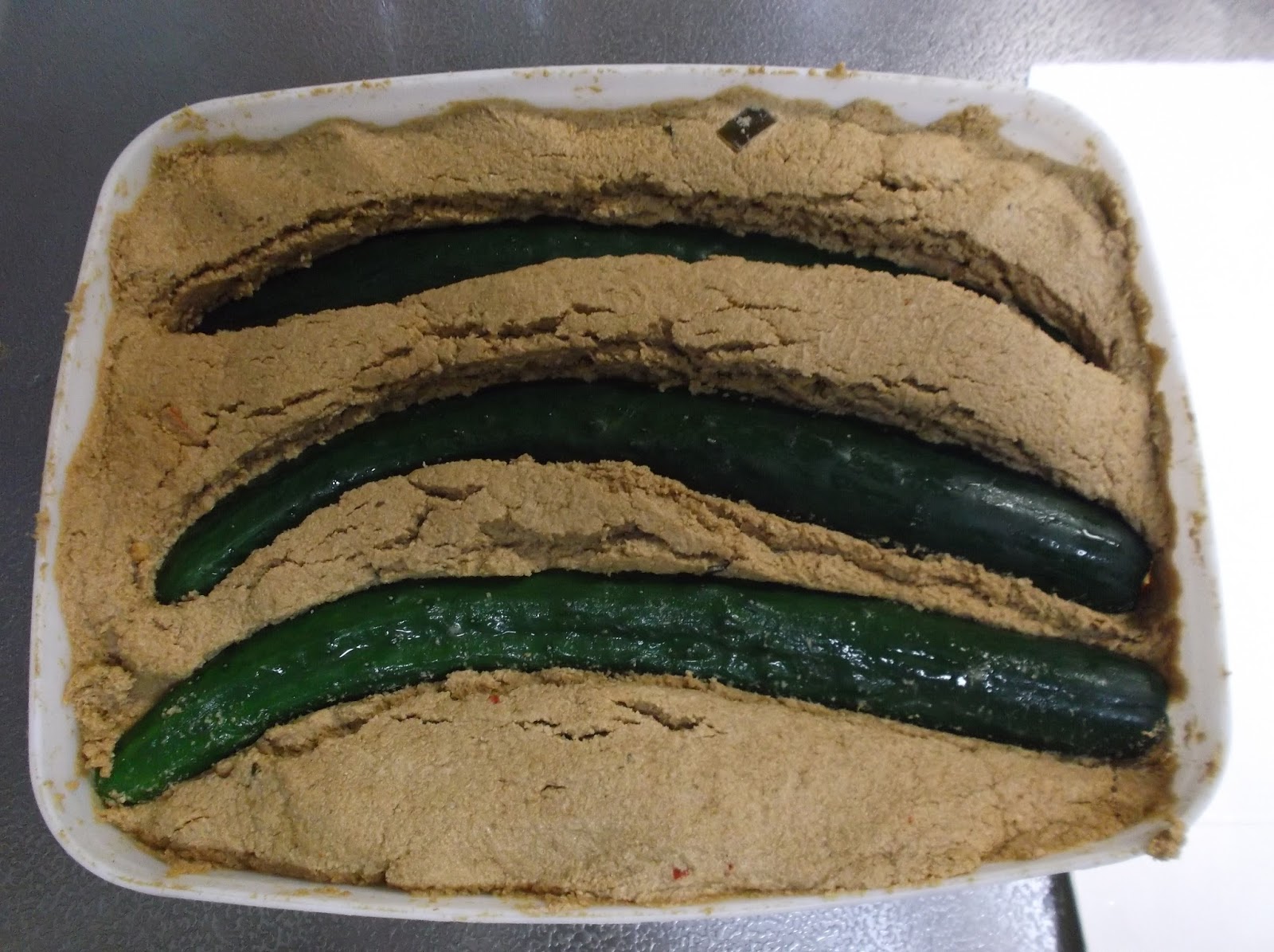 Hiroyuki's Blog on Japanese Cooking: 4-Year Nukadoko (Rice Bran ...