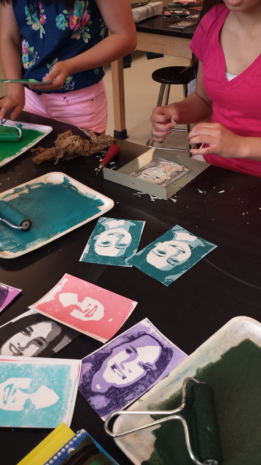 Art with Mrs. Kennedy: 7th grade 2-D: Printmaking!!!