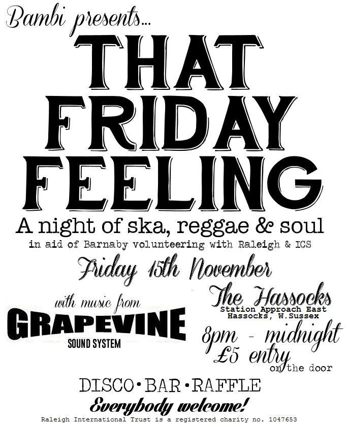 Bambi's going international!: THAT FRIDAY FEELING