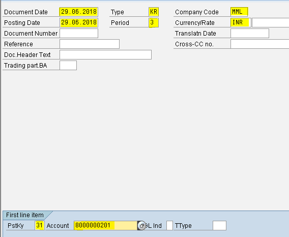 SAP - FICO MODULE LEARNING: Sub Asset Purchase Posting