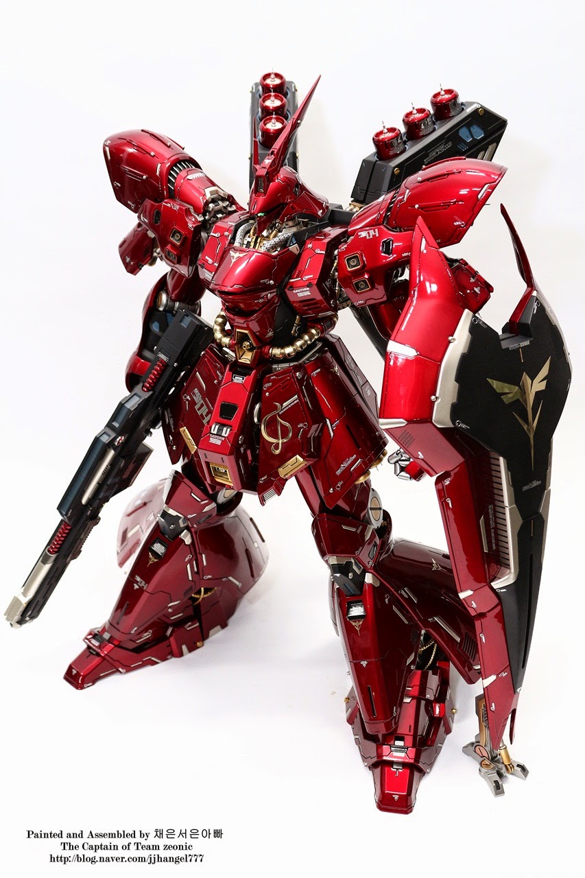 GUNDAM GUY: Neo Grade 1/60 Sazabi - Painted Build