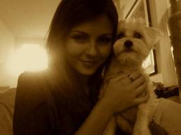Super Victoriousfuns!: Victoria Justice & her dog