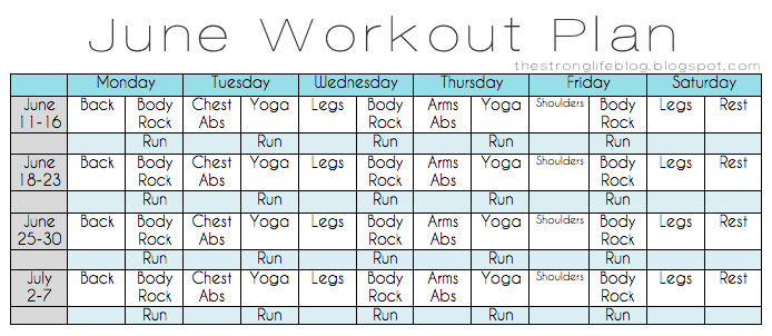 The Strong Life: LiveFit Inspired Plan