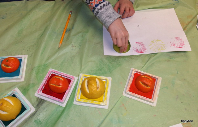 Tippytoe Crafts: Citrus Art Ideas