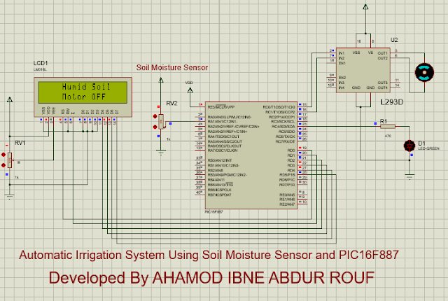 PIC Microcontroller: Automatic Irrigation System Using Soil Moisture ...