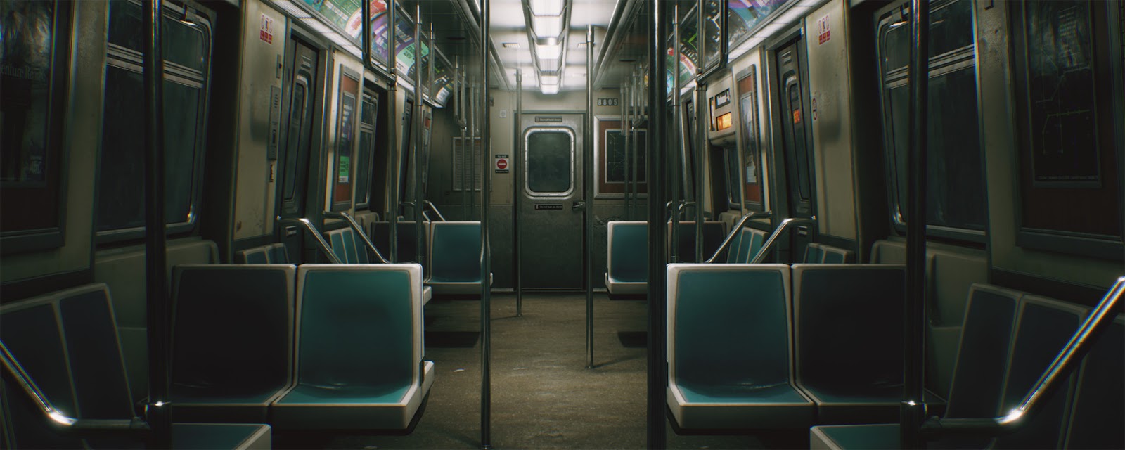 CCA Subway Train in UE4 by Clinton Crumpler | Computer Graphics Daily News