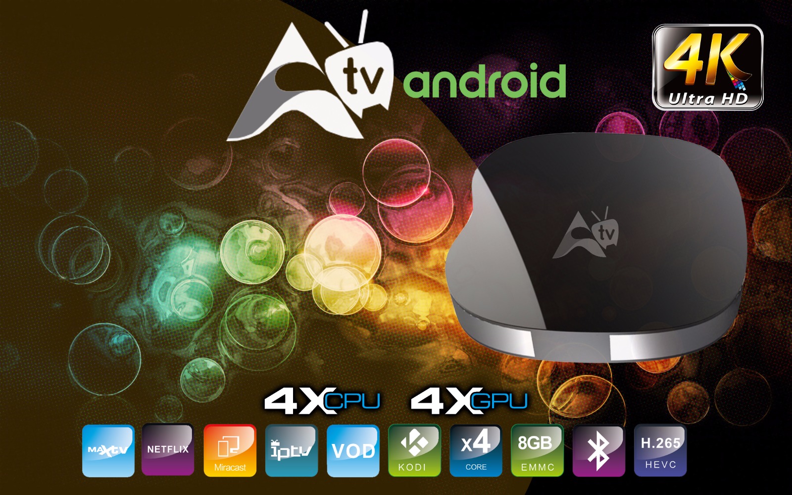 ATV OTT BOX 4K ANDROID NOVA ATUALIZAÇÃO - 15/01/17 ~ Time Probox