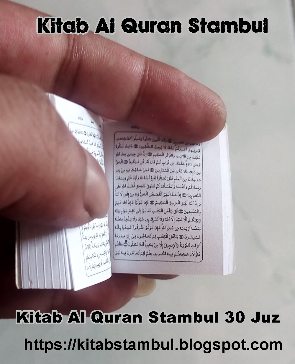 Kitab Al Quran Stambul - Kitab Stambul