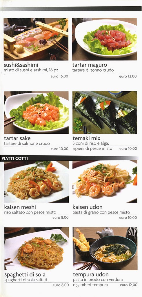 Menu e Prezzi: Ristorante giapponese Kanji Evo a Milano in via Broggi