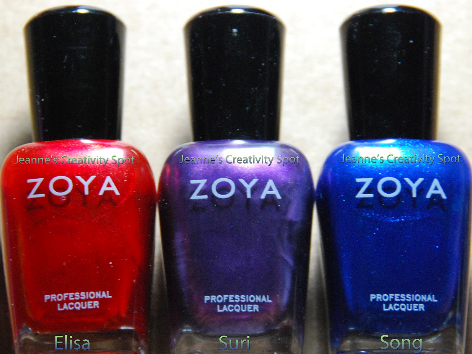 Jeanne's Creativity Spot: Day 3 of 5 days of Zoya Fall 2012 collection!