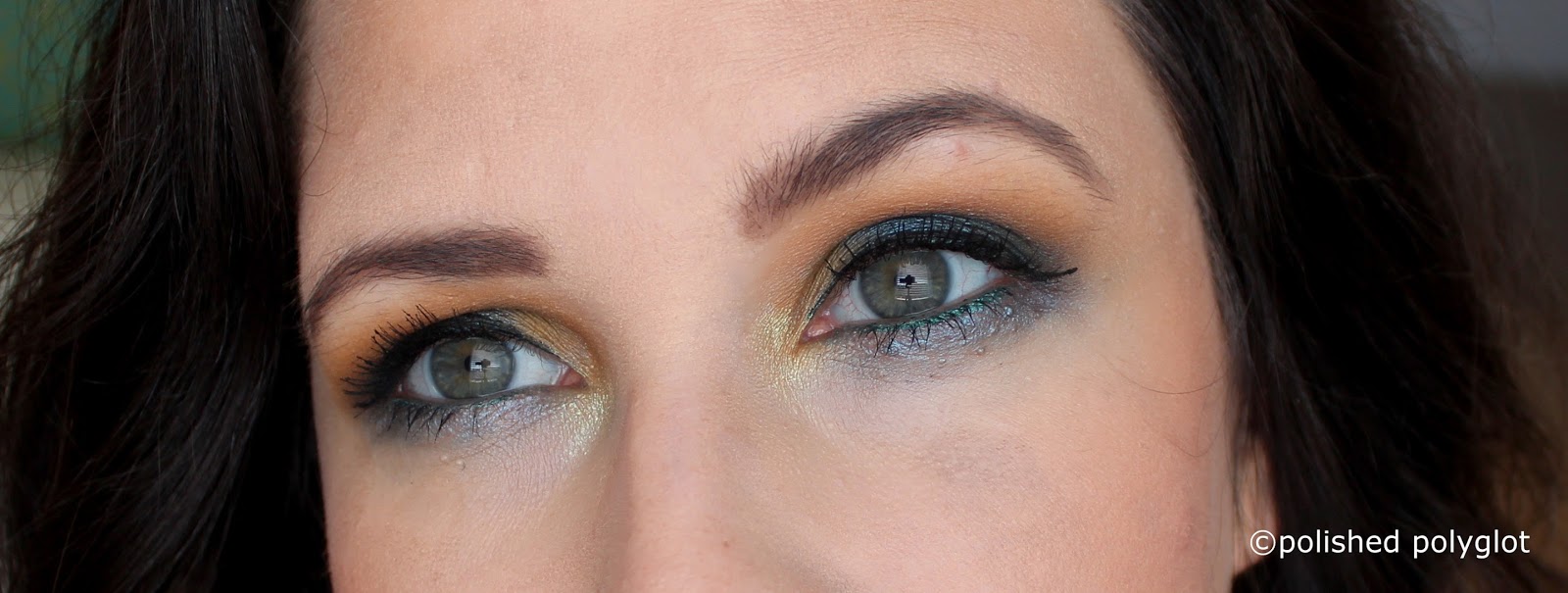 Makeup │ Look in teal and mustard yellow [Monday Shadow Challenge ...