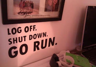 scrappy NAN: Log Off. Shut Down. Go Run.