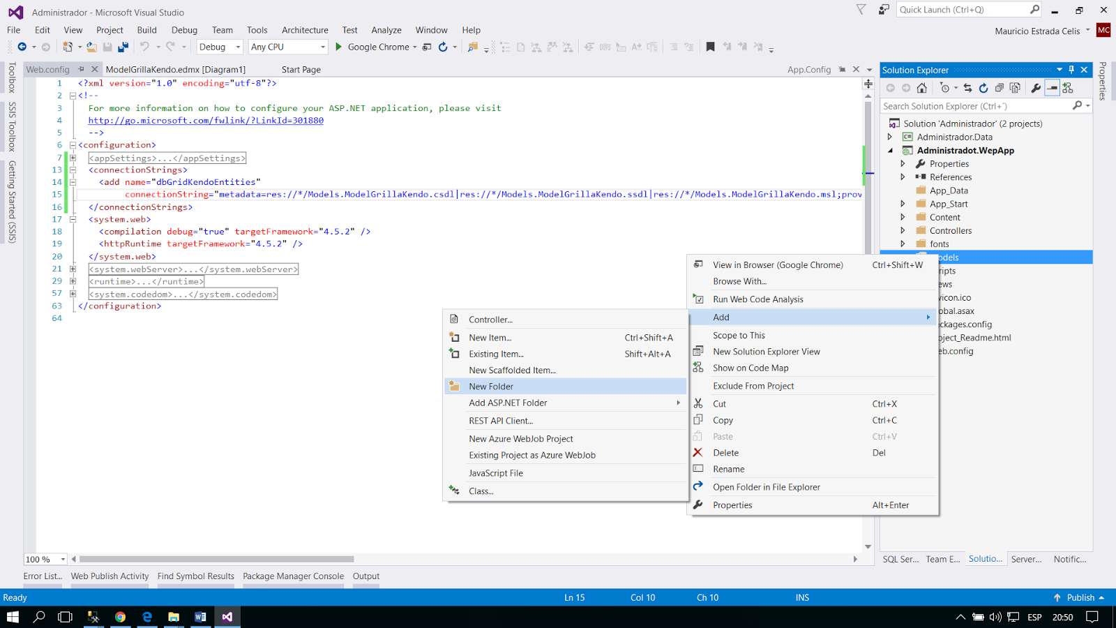 Programación Net Sql Server Crud Kendo Grid Aspnet Mvc Con Entity Framework A Sql Server
