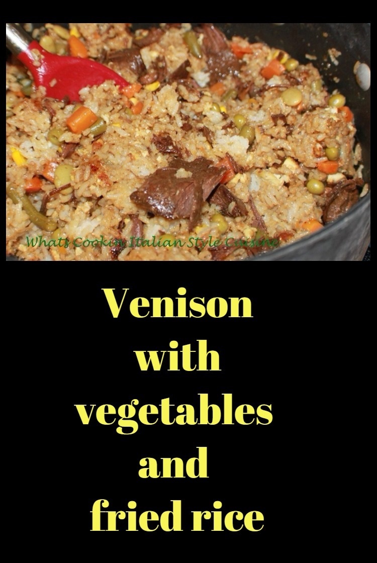 Venison Fried Rice | What's Cookin' Italian Style Cuisine