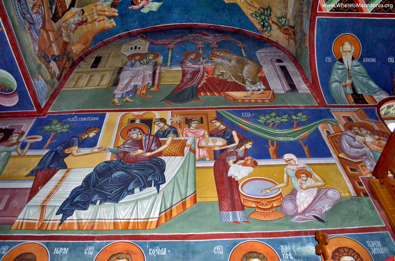 Kalishta Monastery near Struga, Macedonia - Macedonia Postcards