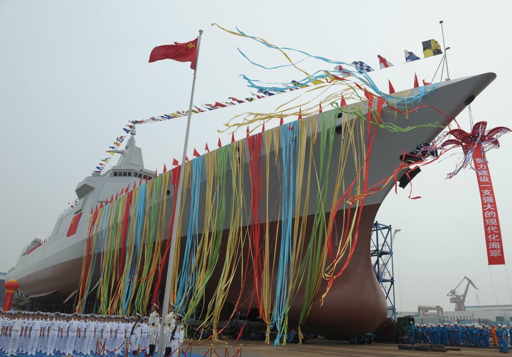 China's Most Powerfull Warship Type 055 Class Renhai Guided Missile ...