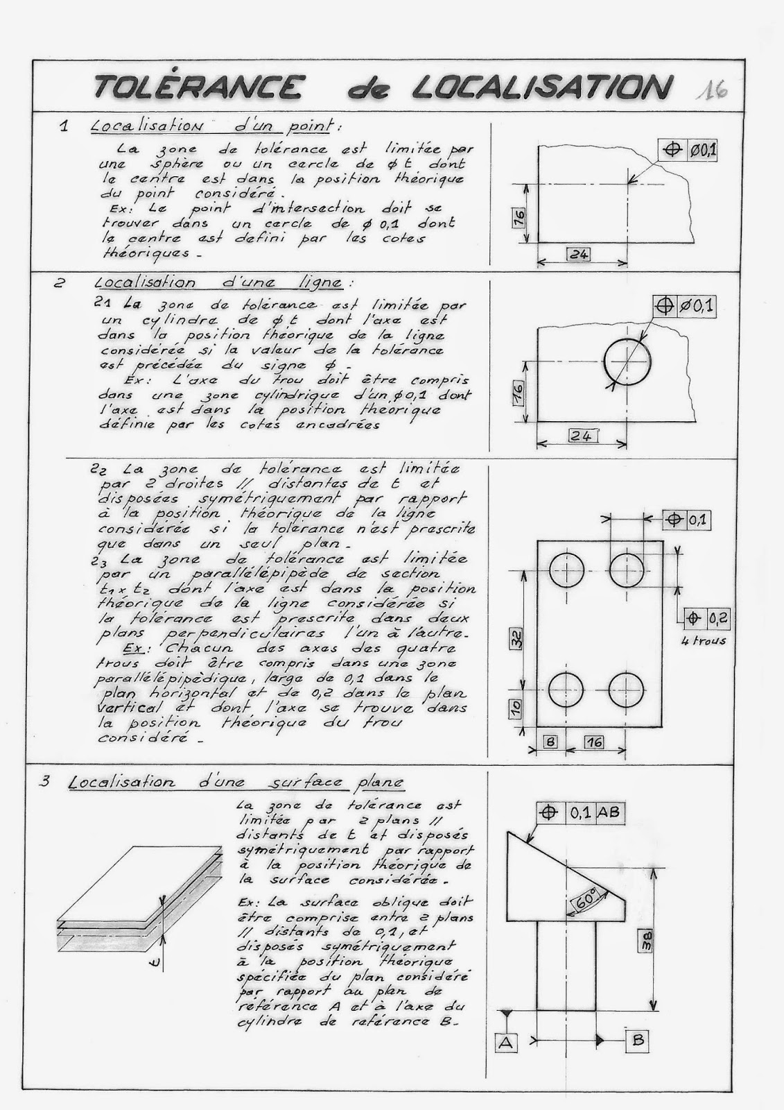 MECANIQUE EN LIGNE: Cours tolérances géométriques - tolérance de ...