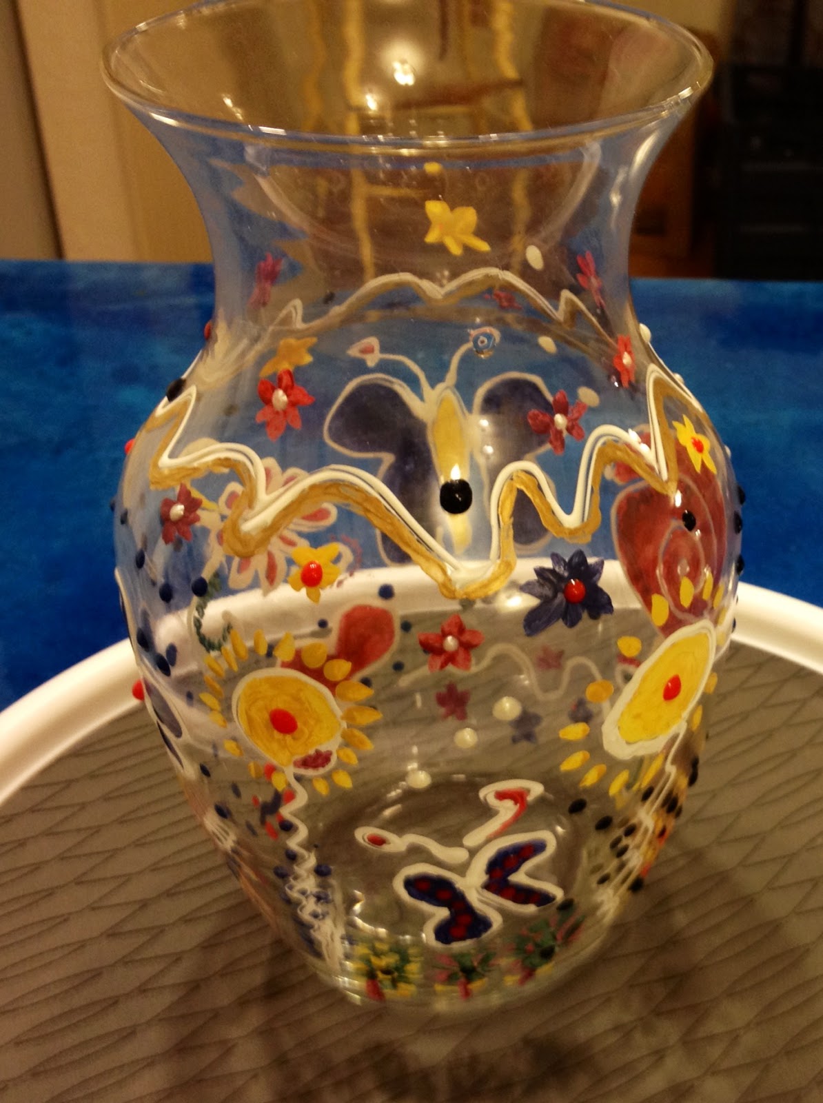 ~ Marilyn's Crafts ~: Vase Painting