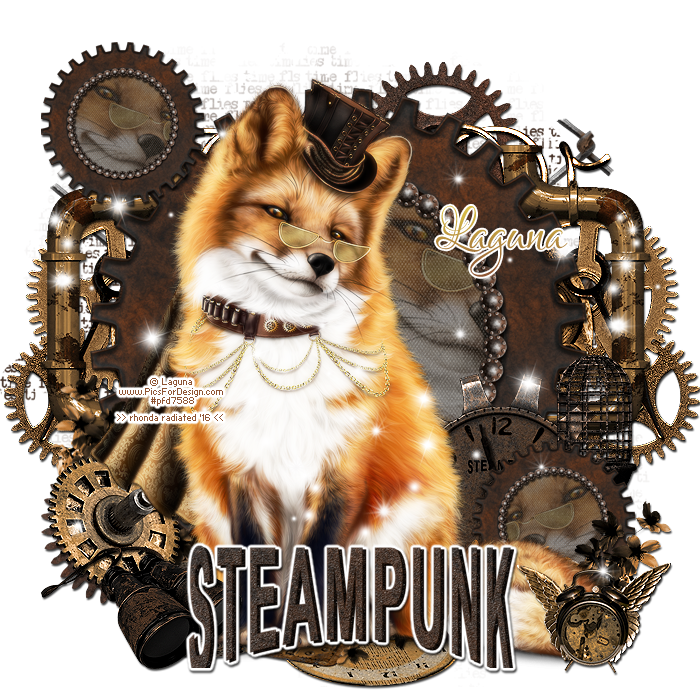 Nessa's PSP Kreationz: CT Laguna "Steampunk Fox" featuring kit by Dees ...