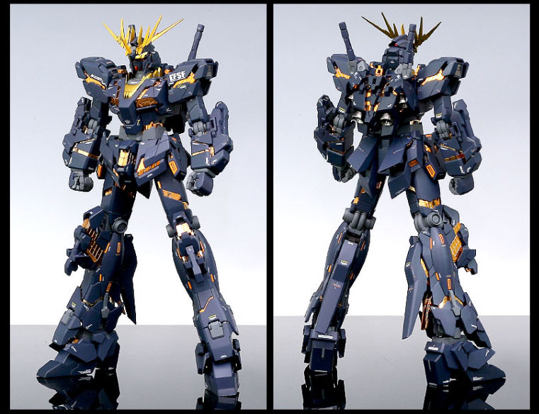 GUNDAM GUY: MG 1/100 RX-0 Unicorn Gundam Banshee - Semi Scratch Build