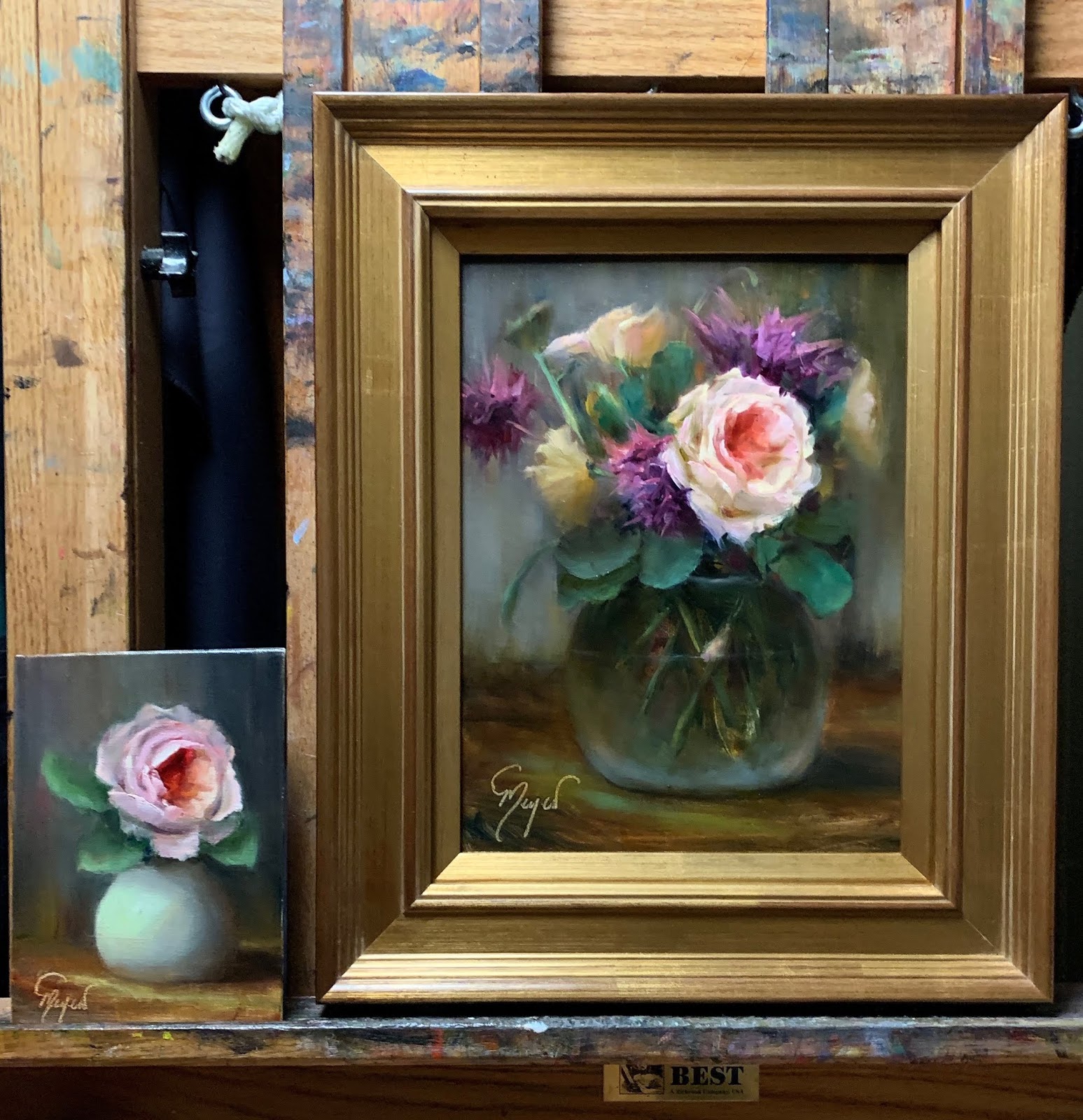 DAILY PAINTERS MARKETPLACE: Rose Paintings by artist Pat Meyer