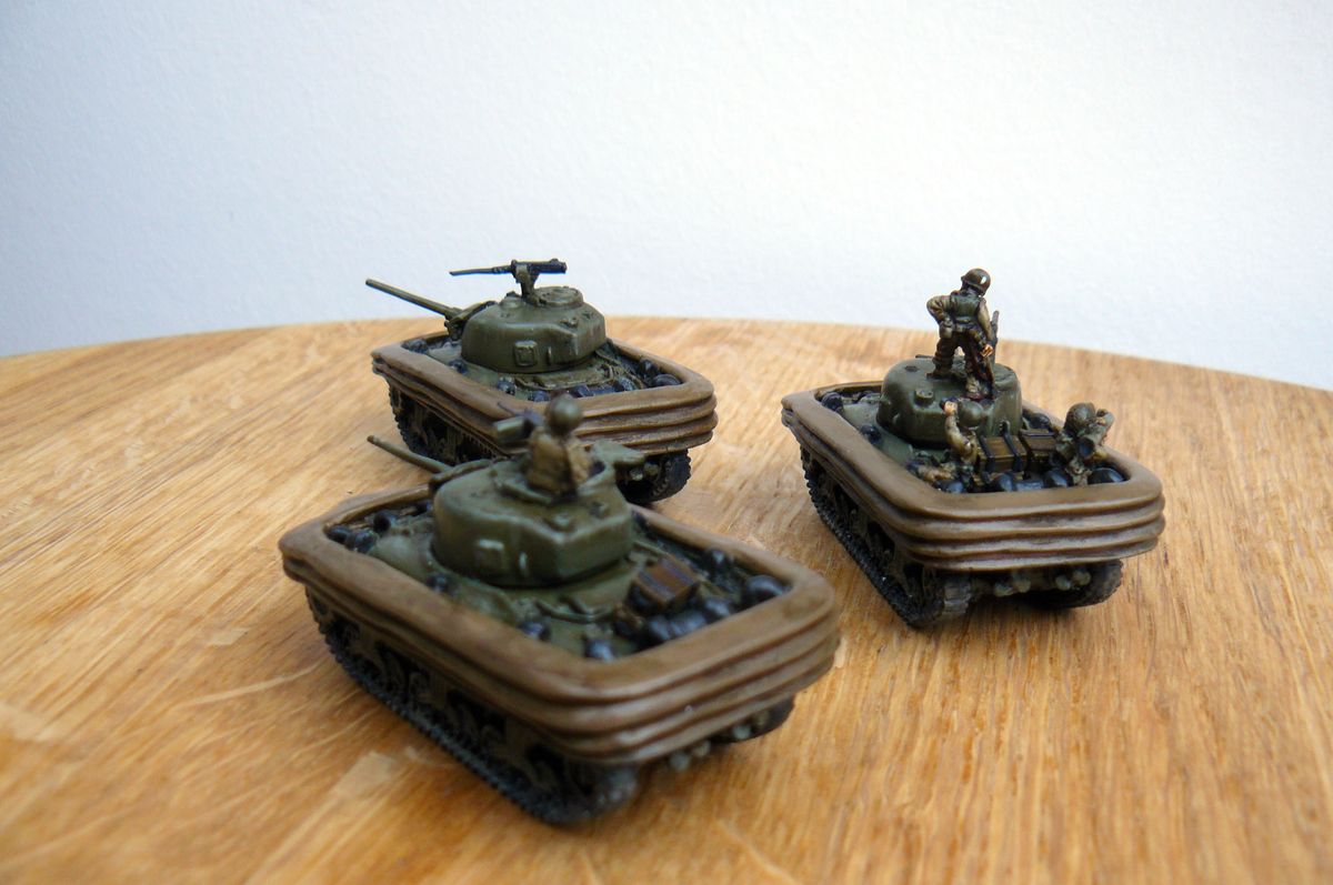 Kampfgruppe Engel: Sherman DD-tank