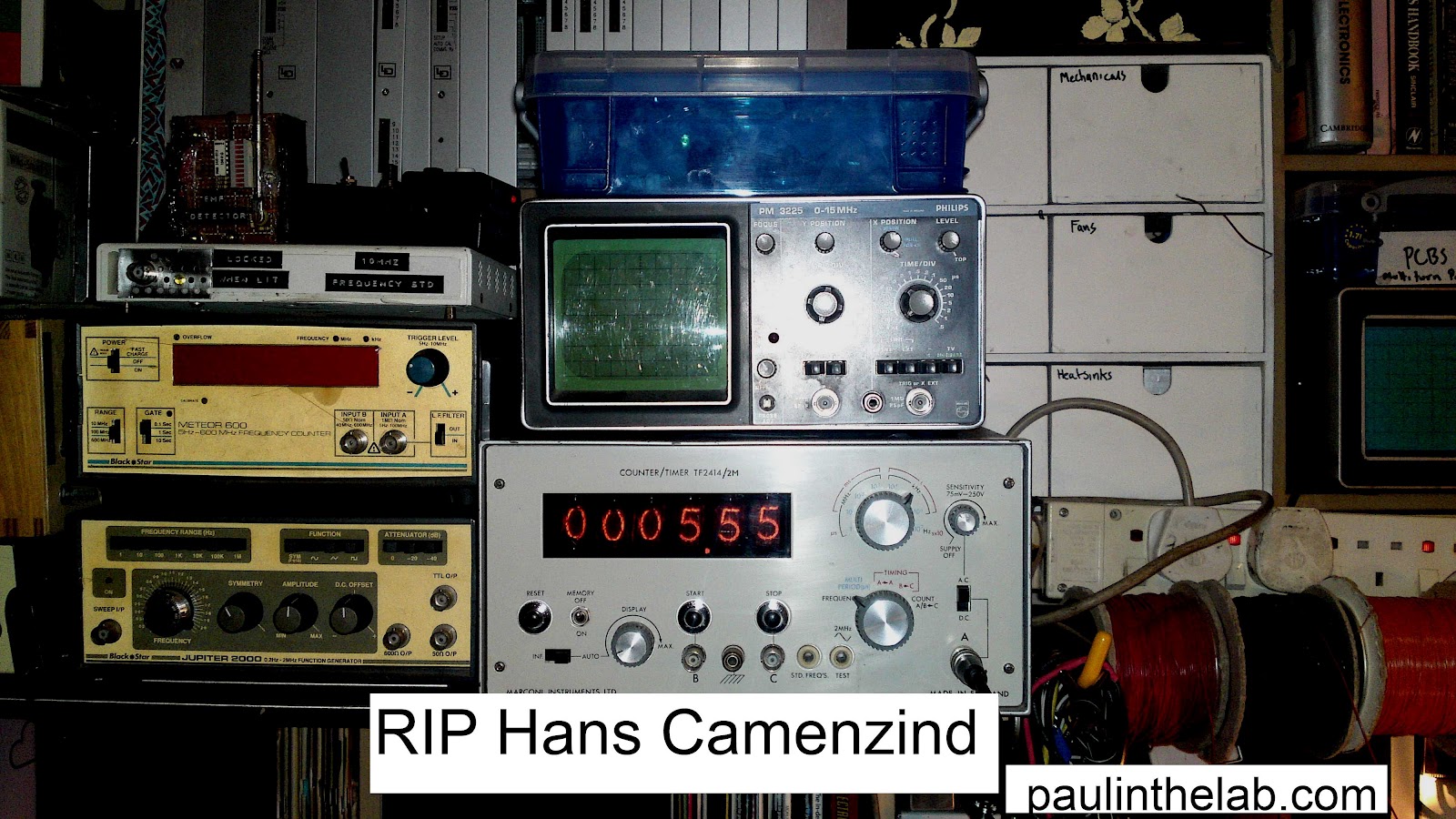 Paul In The Lab: RIP Hans Camenzind