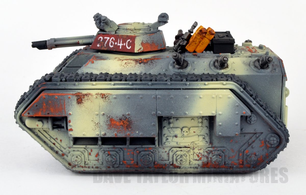 davetaylorminiatures: Steel Legion Tank Detailing - Heroes of Armageddon